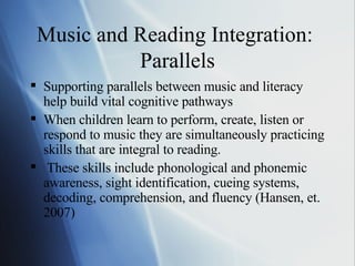 Blending Music, Literacy and Technology Through Garageband | PPT