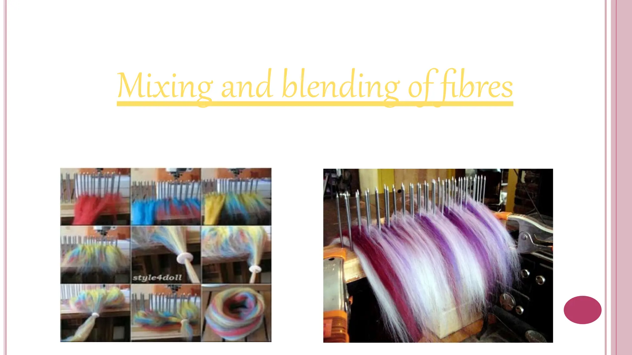 Blendingandmixing in textile application | PPTX