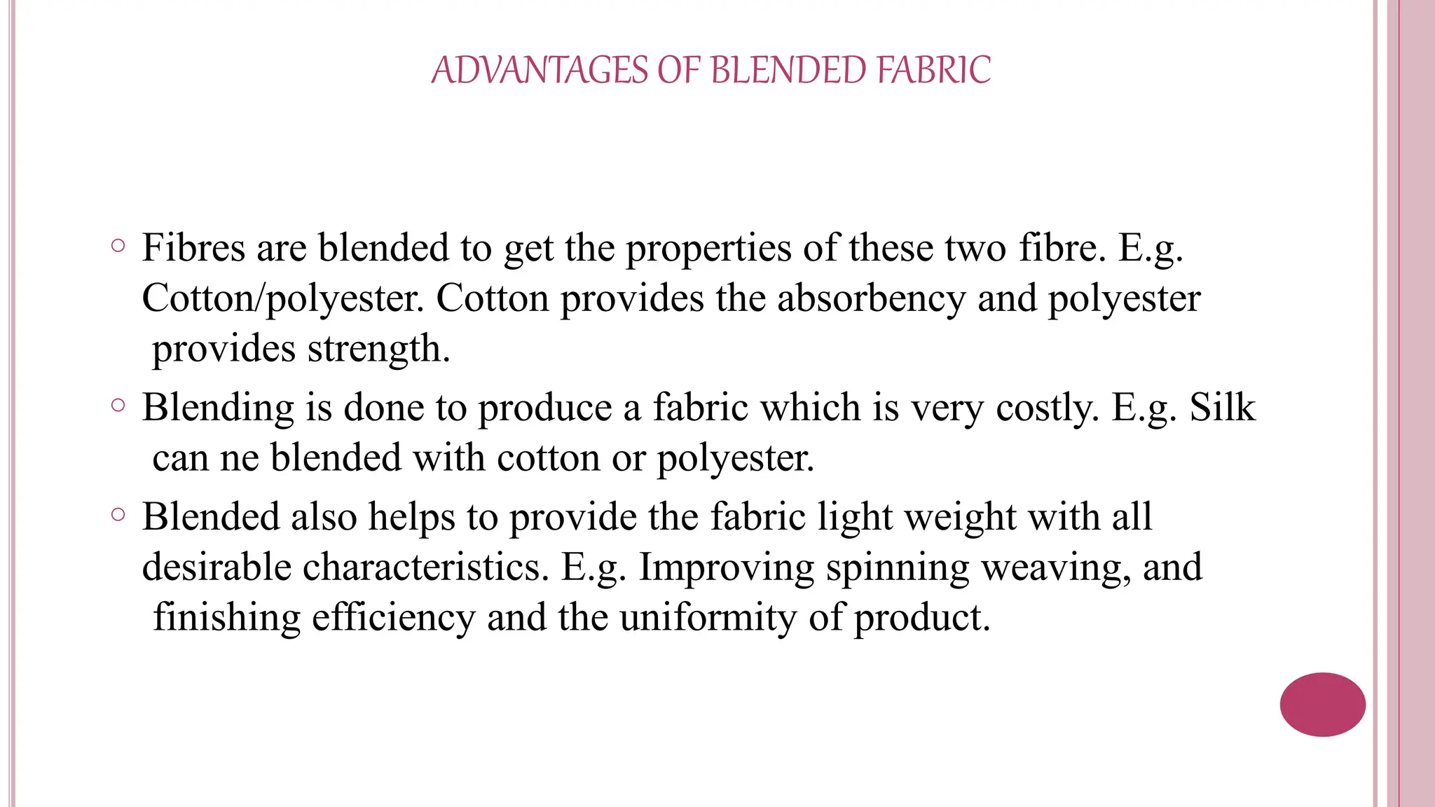 Blendingandmixing in textile application | PPTX
