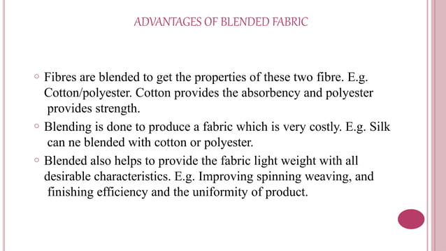 Blendingandmixing in textile application | PPT