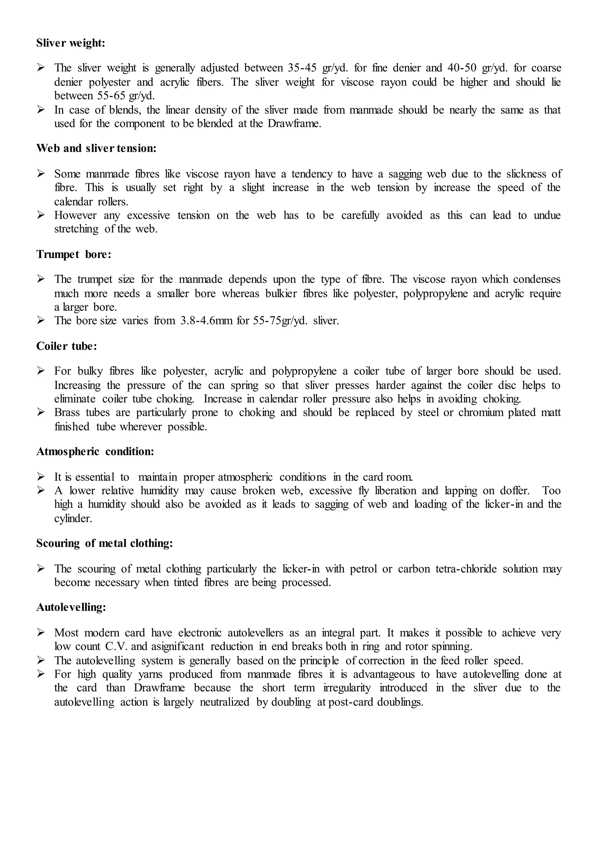 Blending of textile fibre (tcp) | DOCX