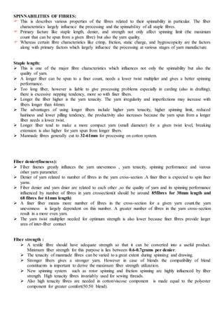 Blending of textile fibre (tcp) | DOCX