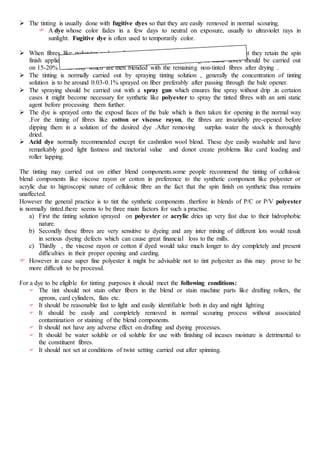 Blending of textile fibre (tcp) | DOCX
