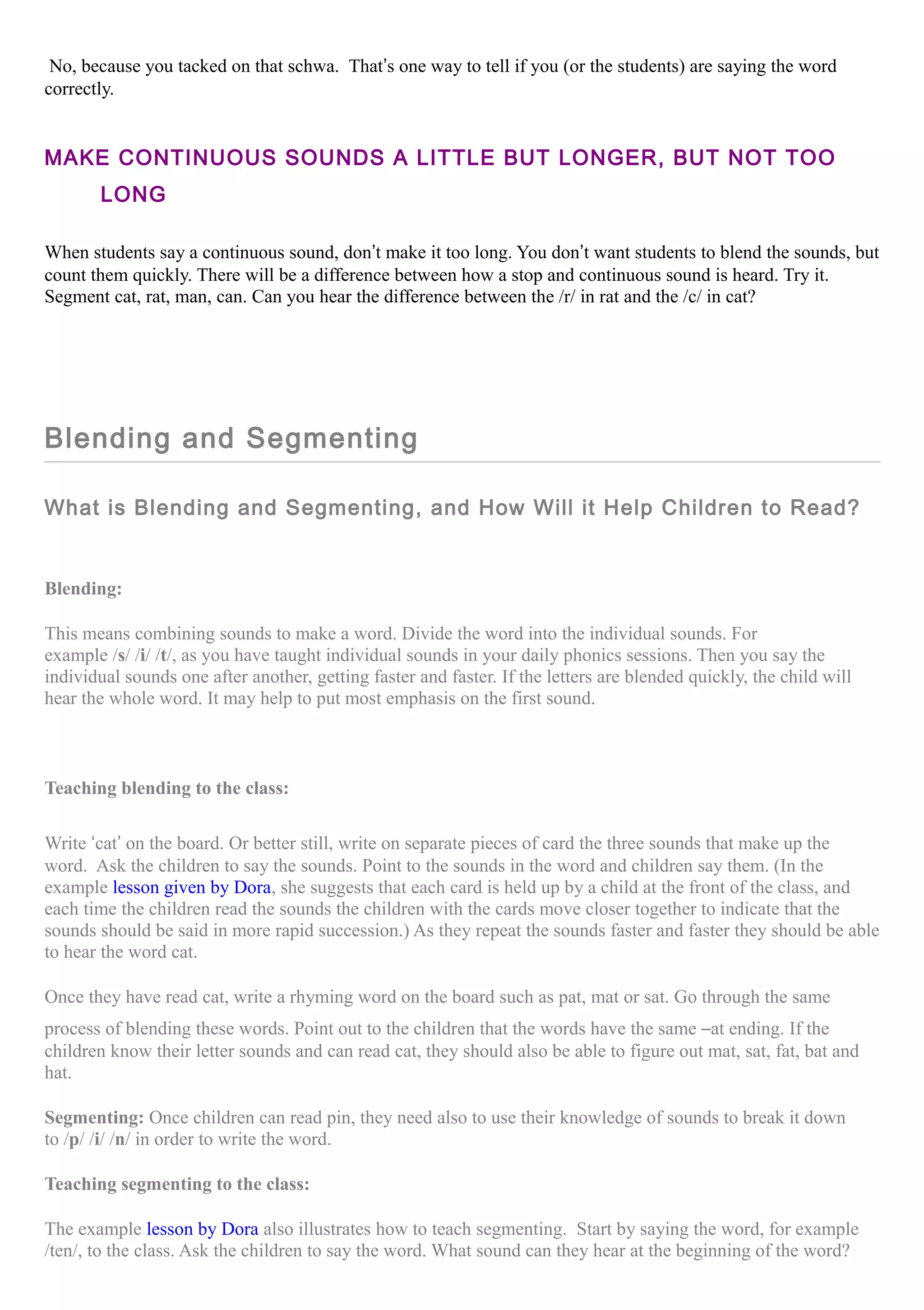 Blending n segementing | DOC