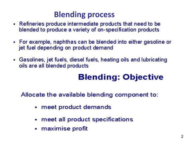 Blending Process.pptx | Chemistry | Science