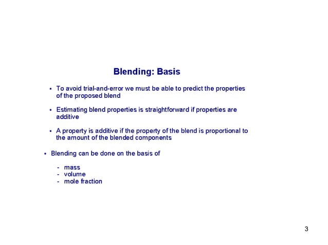 Blending Process.pptx | Chemistry | Science