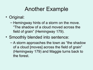 Blending quotations | PPT