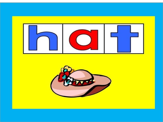 How to teach blending sounds with CVC words .ppt