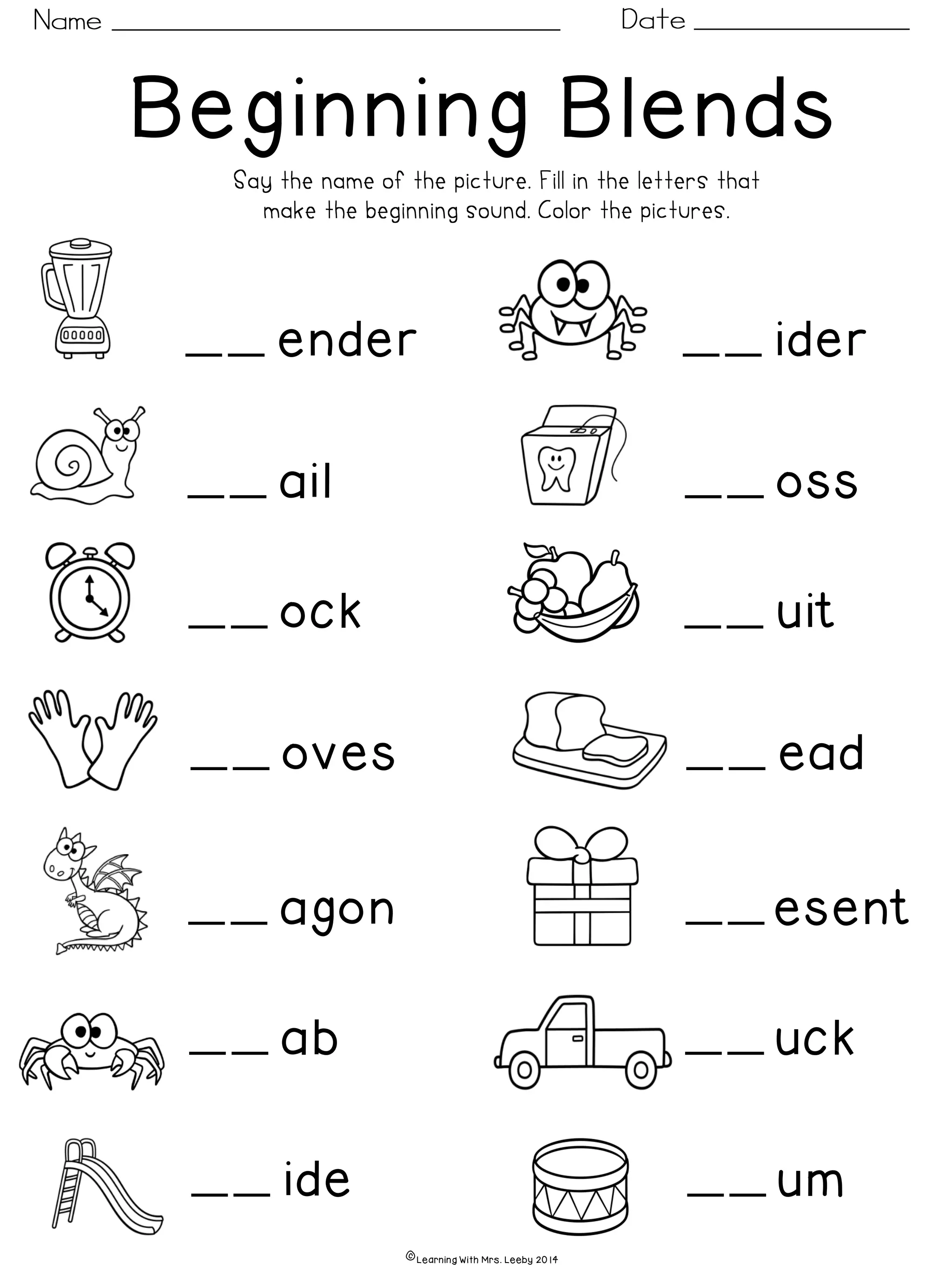 Blends and digraphs | PDF