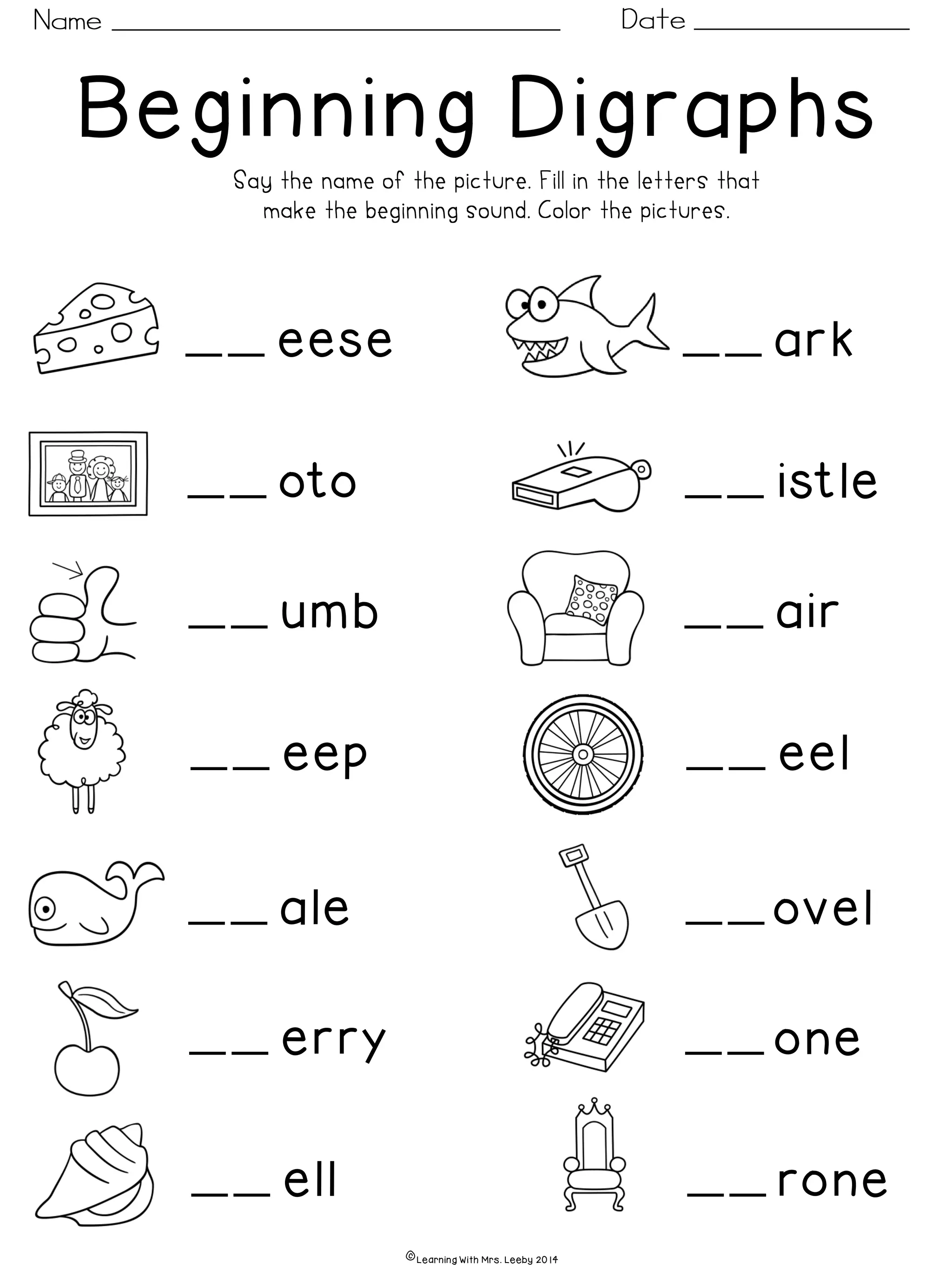 Blends and digraphs | PDF