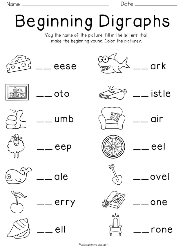 Blends and digraphs | PDF