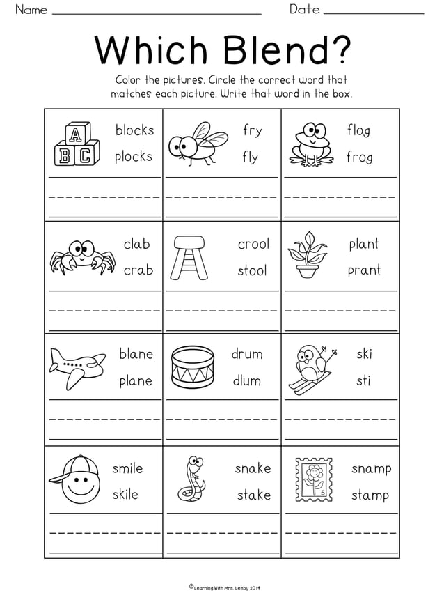 Blends and digraphs | PDF