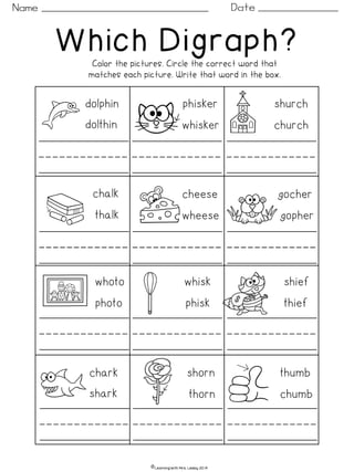 Blends and digraphs | PDF