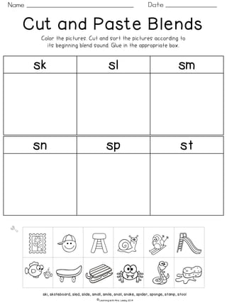 Blends and digraphs | PDF