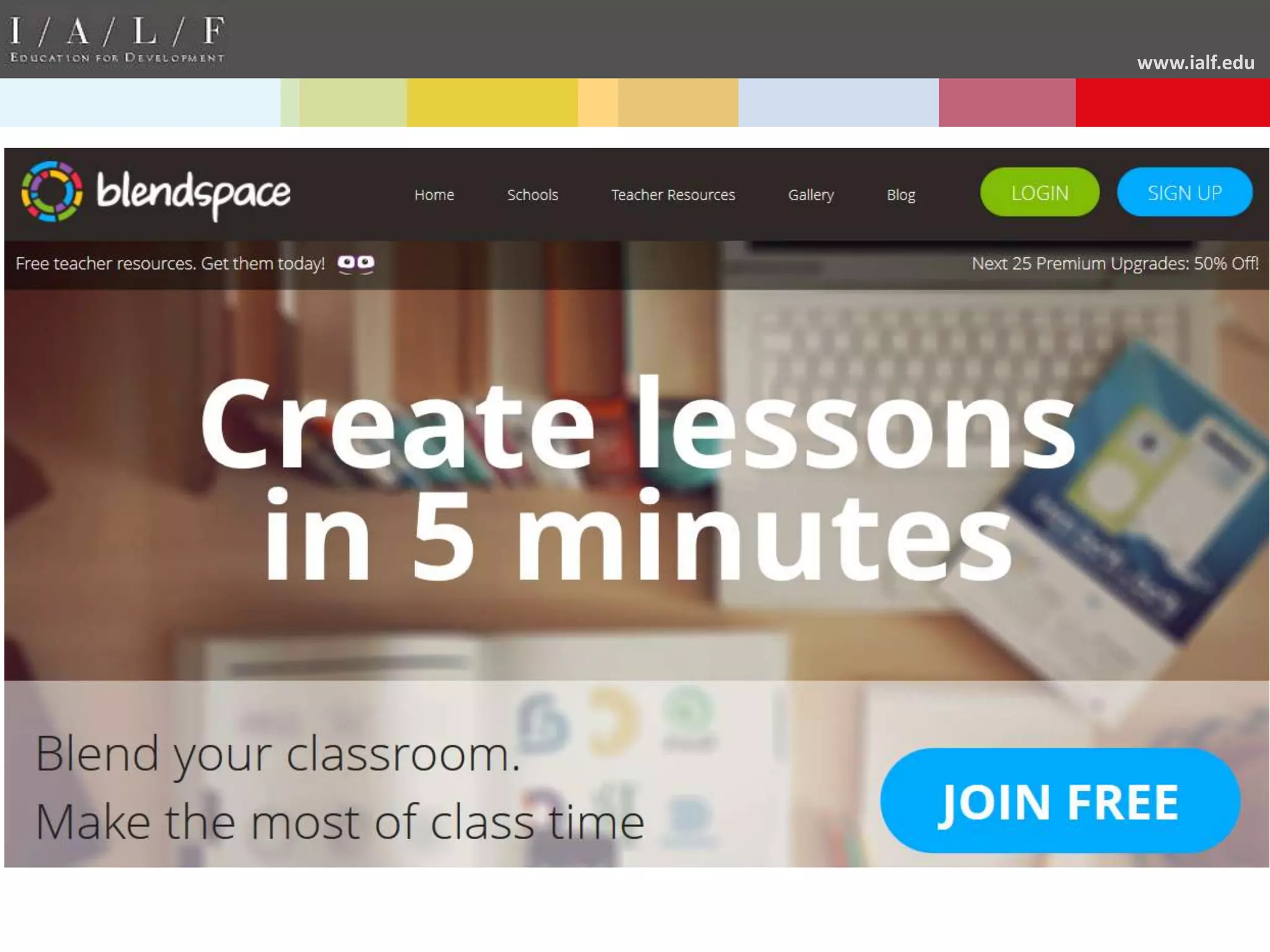 Creating and Adapting Internet-Based Teaching Materials: Blendspace | PPT