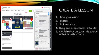 Blendspace walkthrough | PPTX