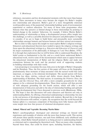 Blenkinsop on buber19328165 | PDF