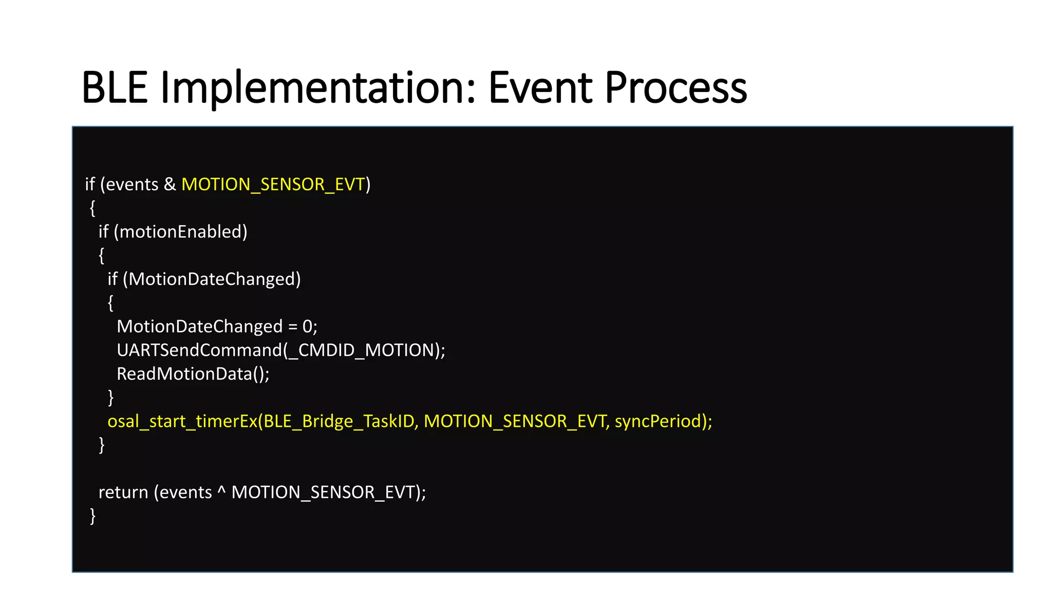 Ble overview and_implementation | PPTX