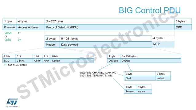 Bluetooth Low Energy (BLE) Packet Format