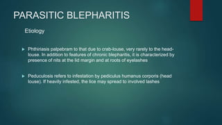 Blepharitis | PPTX