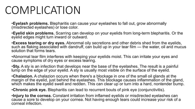 Blepharitis | PPTX