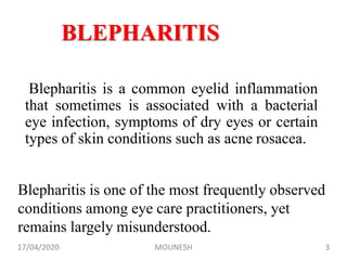 Blepharitis | PPTX
