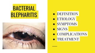 Blepharitis | PPTX