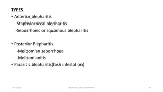 Case report-Blepharitis | PPTX