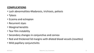 Case report-Blepharitis | PPTX