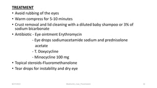 Case report-Blepharitis | PPTX