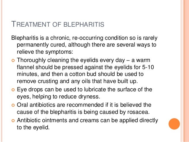 Seborrheic Blepharitis Treatment