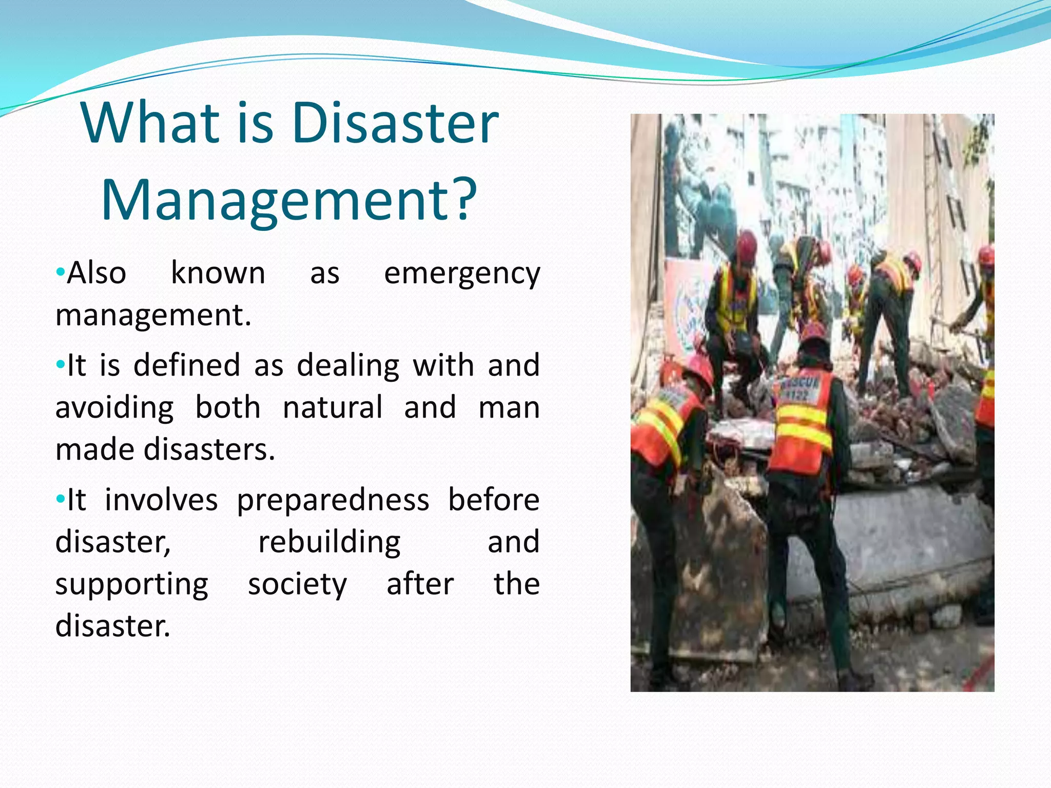 disaster management | PPTX