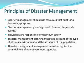 disaster management | PPT