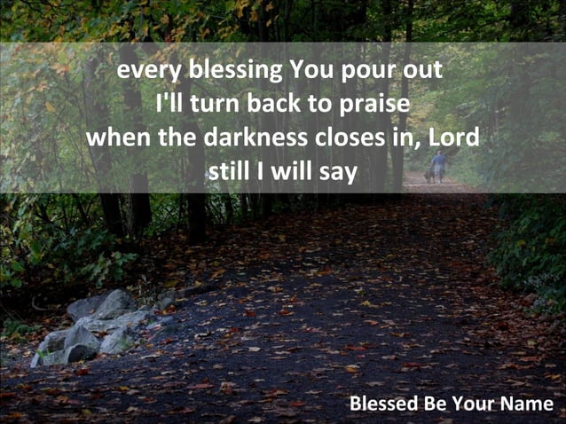 Blessed Be Your Name | PPT | Judaism | Religion & Spirituality