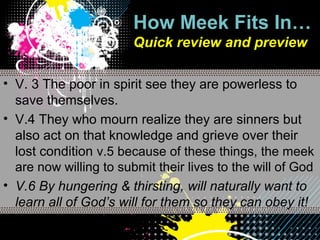 Blessed are the meek | PPT