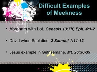 Blessed are the meek | PPT