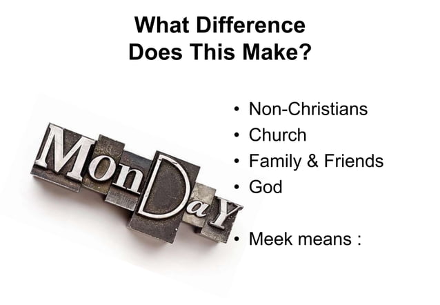 Blessed are the meek – Matthew 5:5 | PPT