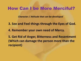 Blessed are the Merciful (Matthew 5.7) - For the Tamil Audience | PPTX