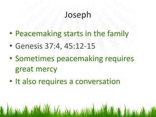 Blessed Are The Peacemakers | PPTX