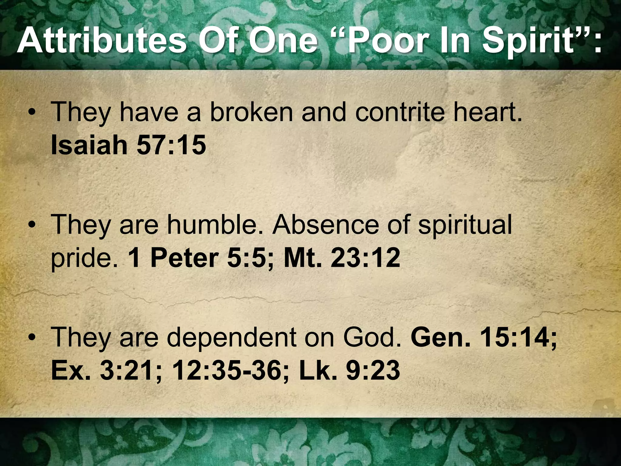 Blessed are the_poor_in_spirit | PPT