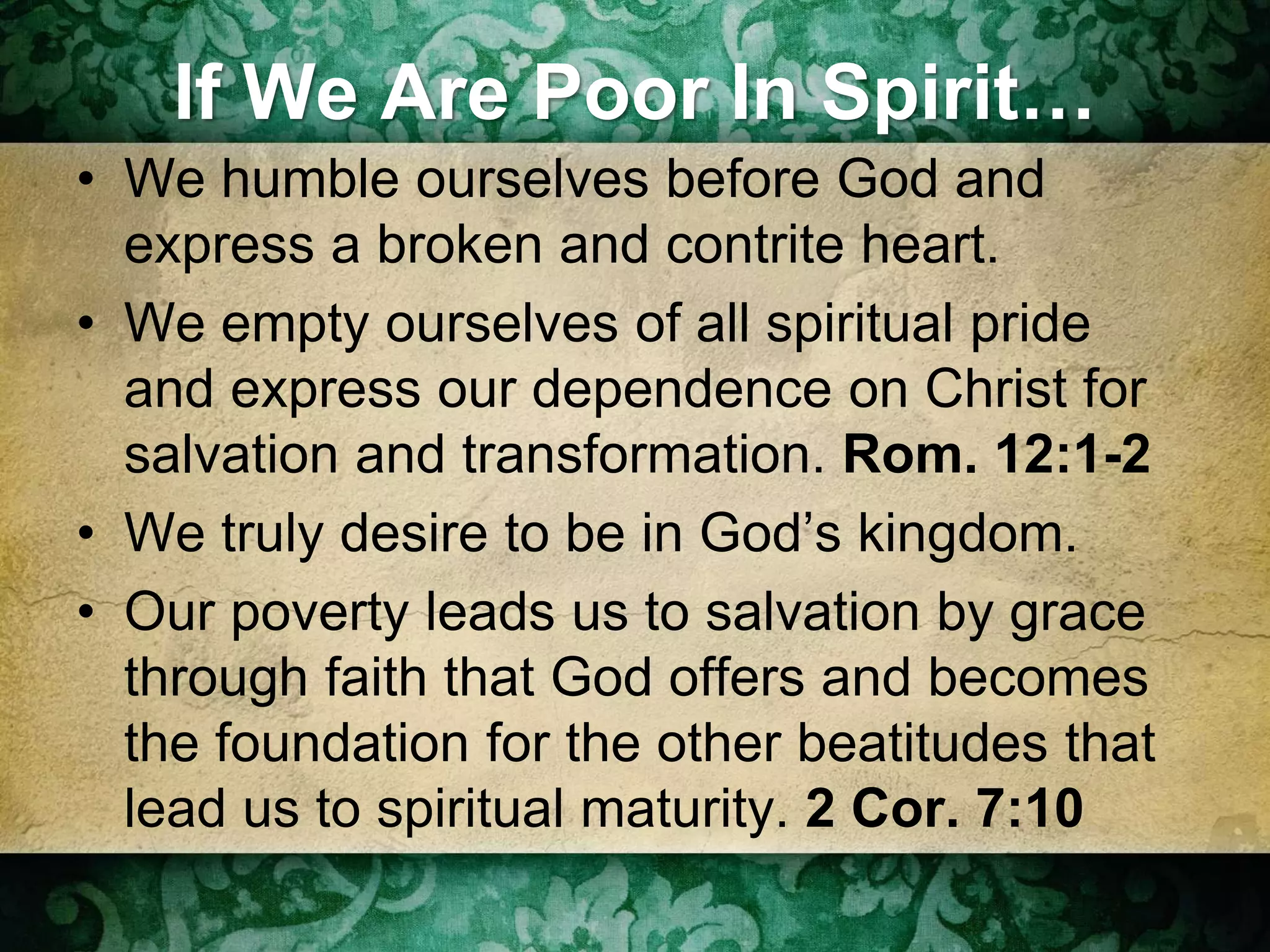 Blessed are the_poor_in_spirit | PPT
