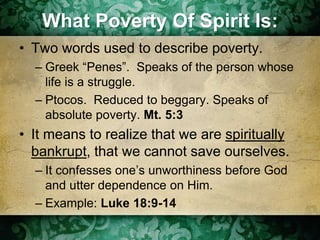 Blessed are the_poor_in_spirit | PPT