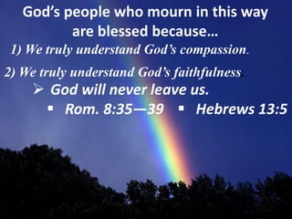 Blessed are those who mourn | PPTX