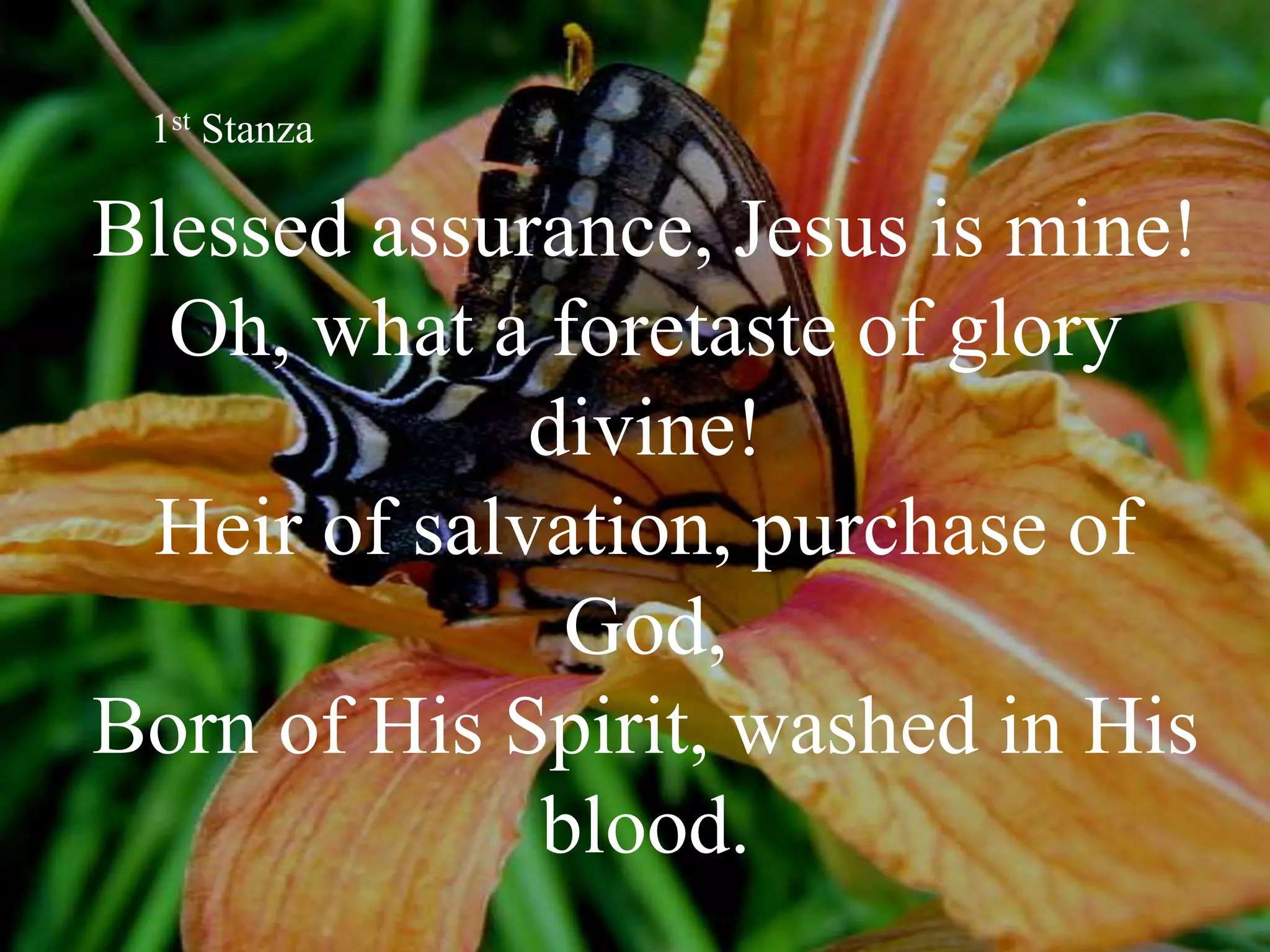 Blessed Assurance | PPTX