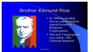 Blessed edmund rice story brother donal | PPT