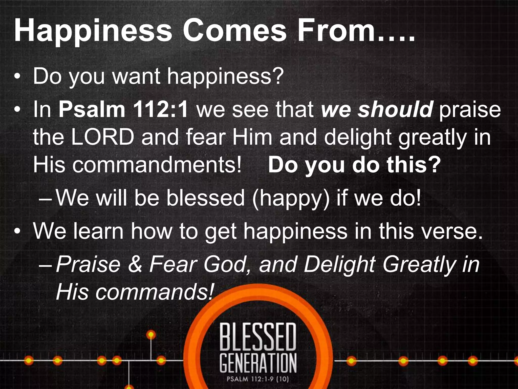 Blessed Generation | PDF