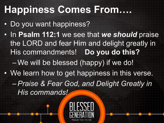 Blessed Generation | PDF