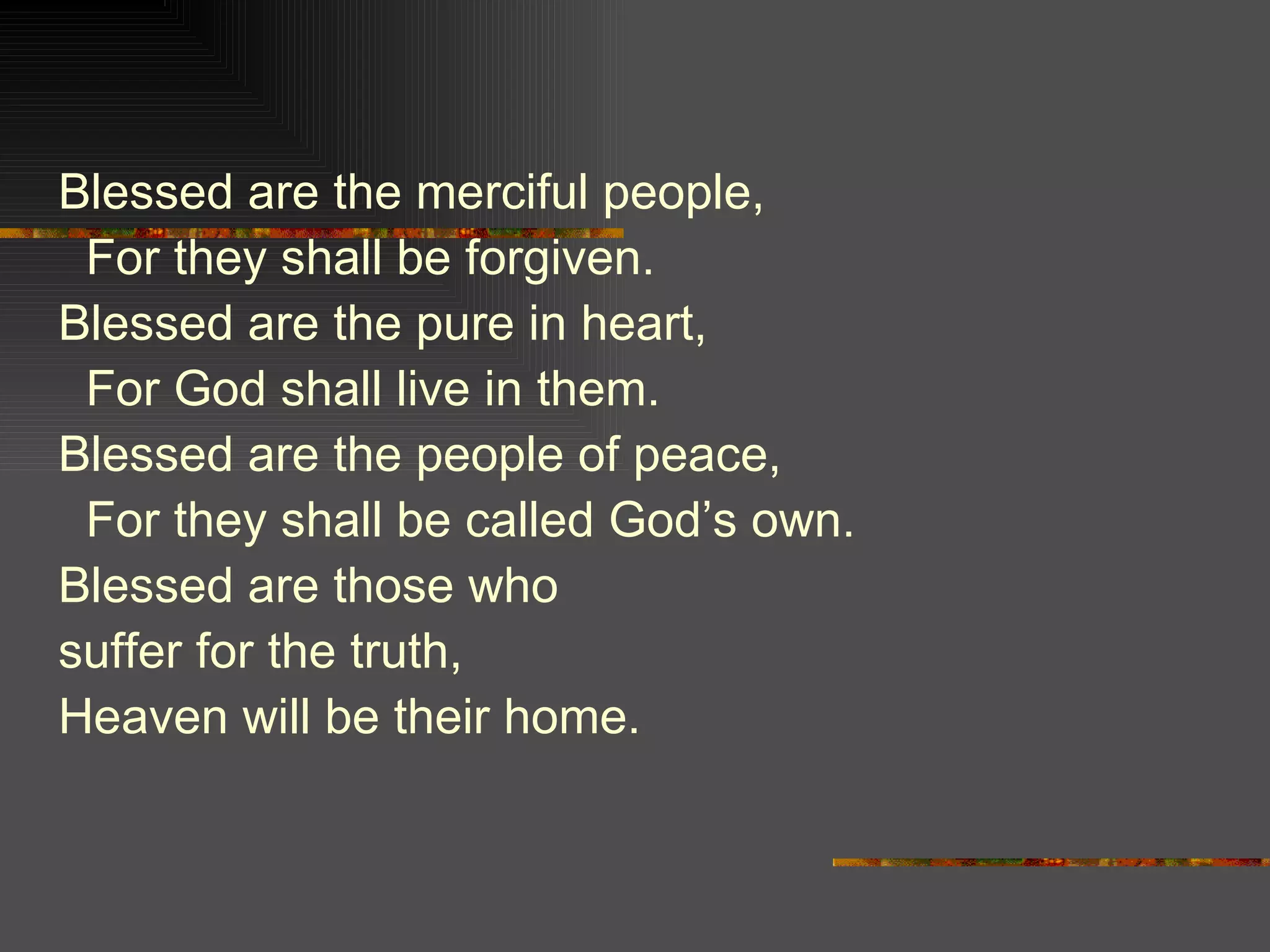 Blessed (malchow) | PPS