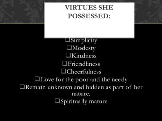 A slideshow about Blessed Mother Josepha, SSpS.pptx | Spirituality ...