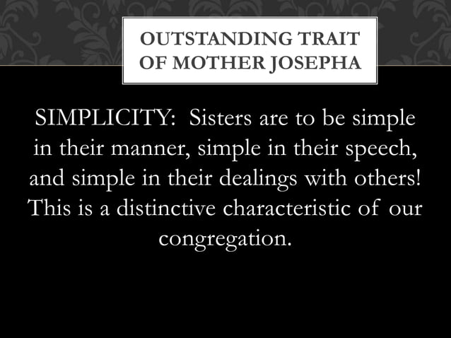 A slideshow about Blessed Mother Josepha, SSpS.pptx | Spirituality ...